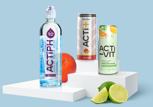 Actiph, Acti-Vit & Acti+ Water Branding - Guy & Co